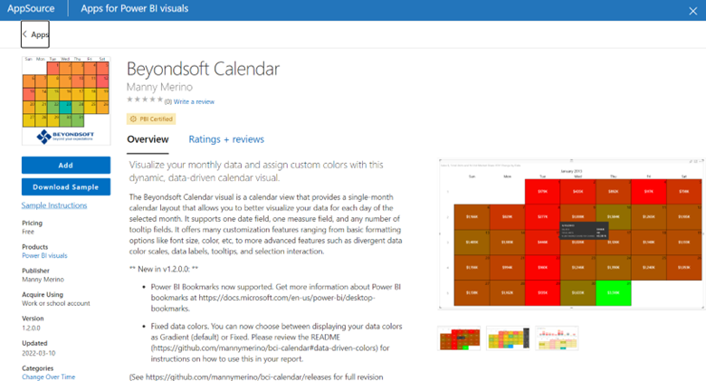 Calendar Visual in Power BI reports – Power BI Tips#10 – Atefeh BI